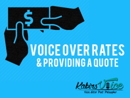 Voice Talent Rates, Fees, Costs, and Prices - Kabir Singh